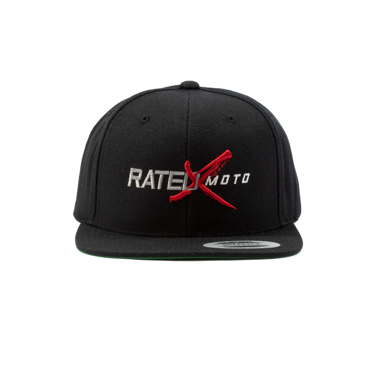 Black Rated X Moto Snapback Hat